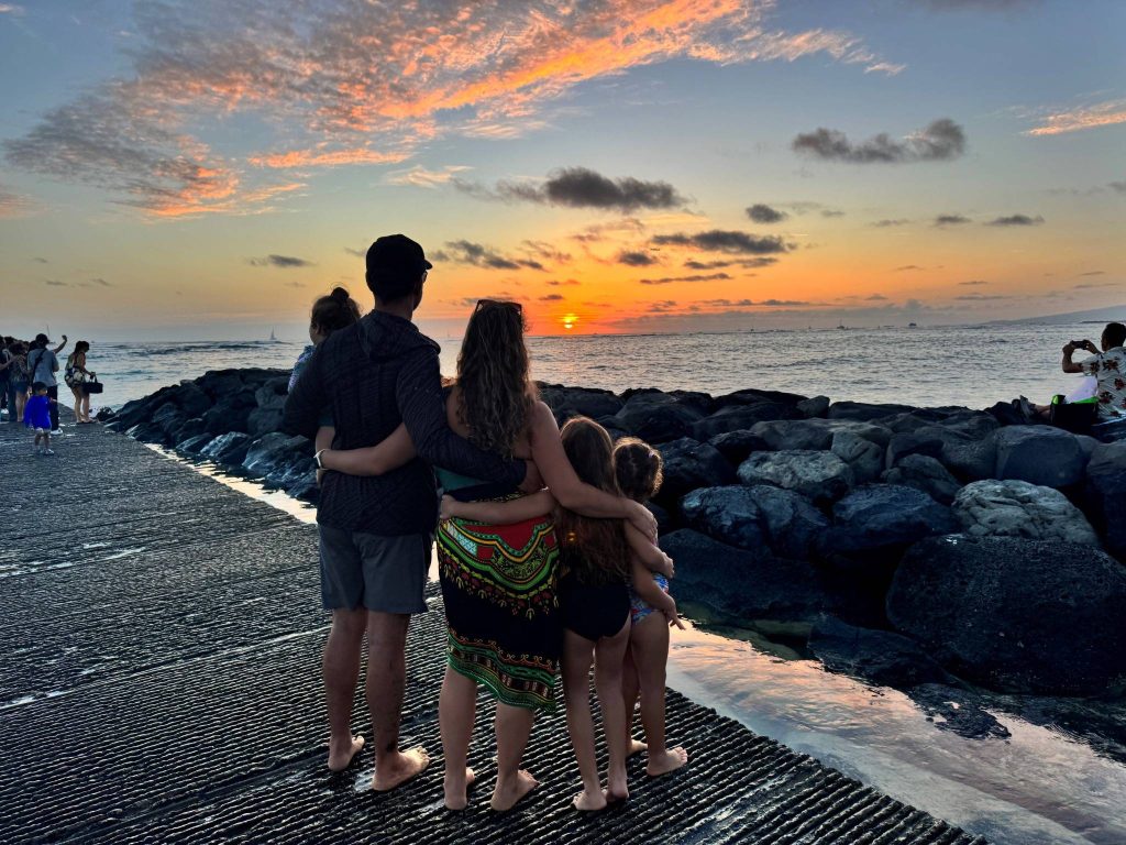 fam_sunset_compressed_under_500KB | The Imperial Hawaii Resort
